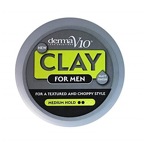 Derma V10 Styling Clay For Men Matt Finish Medium Hold, 50ml | eBay