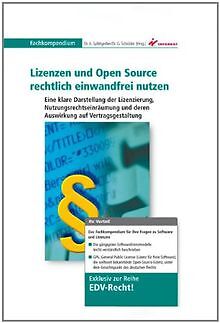 Lizenzen und Open Source rechtlich einwandfrei nutz... | Buch | Zustand ...