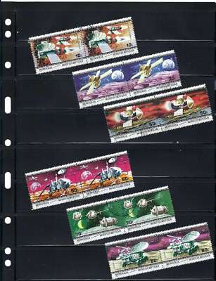 AMERICAN AND RUSSIAN SPACE MISSIONS'' MARS- LUNA- MARINER- Pair horz ...