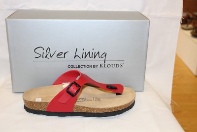 LADIES SHOES/FOOTWEAR - Silver Linings Rosas thong red | eBay Australia