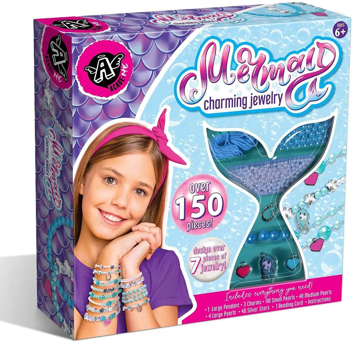 Mermaid Charming Jewelry Craft Kit (Create beautiful mermaid-inspired ...