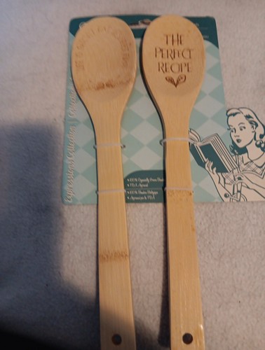 Core Bamboo Wooden Spoons Set Of 2 | eBay