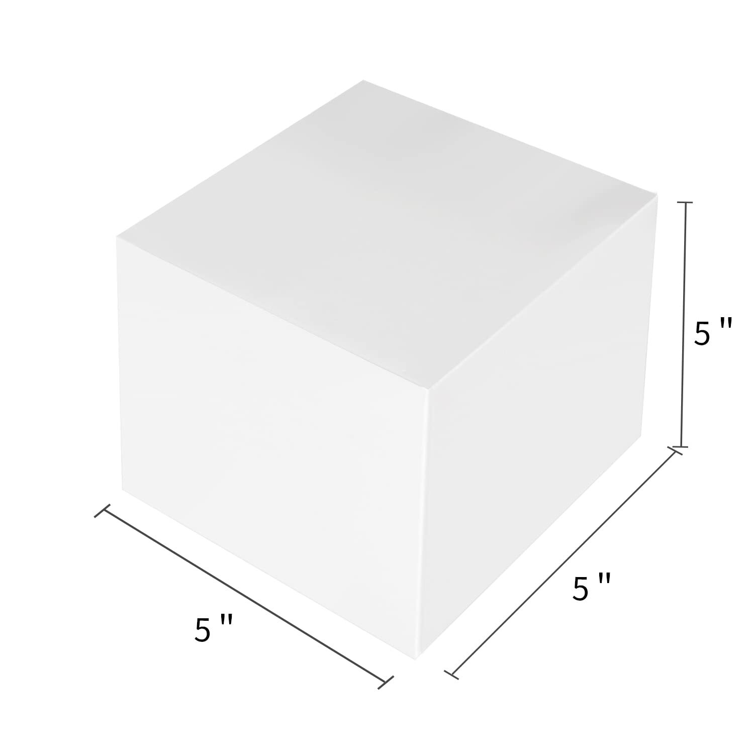 White Gift Boxes 5x5x5 30 Pack Paper Gift Boxes with Lids for Gift ...