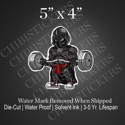 Star Wars Darth Vader Gym Lifting Squat Decal Vinyl Sticker Vinyl ...