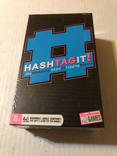 NEW IN BOX HASHTAGIT- PARTY GAME OF TAGGING PHOTOS FOR AGES 18+ | eBay