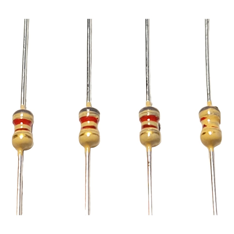 1/8W Carbon Film Resistors (QTY 3) 1-10M Ohm Pick What You Need - Free ...