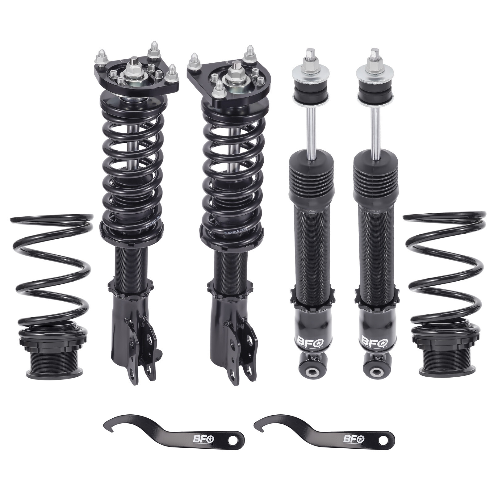 Coilover Lowering Kit For Ford Mustang 1994-2004 Adjustable Height ...