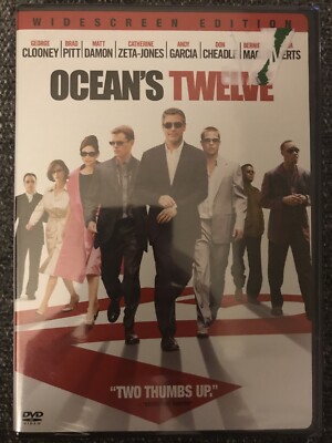 Oceans Twelve (DVD, 2005, Widescreen) Brand New 85393894825| eBay