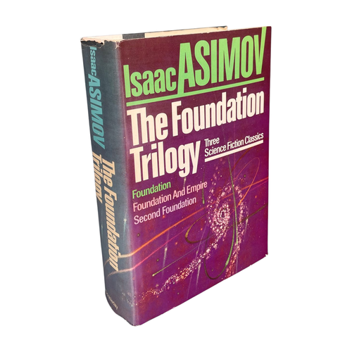 THE FOUNDATION TRILOGY Isaac Isimov HB/DJ Doubleday Book Club Edition ...