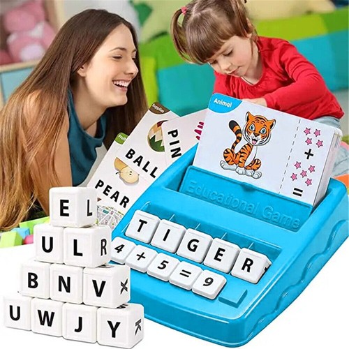 Matching Letter Game Letters Spelling 2 in 1 Learning Education Game ...