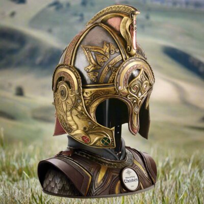 UNITED CUTLERY LOTR Helm of King Theoden Rohan 1:1 Prop Replica Helmet ...
