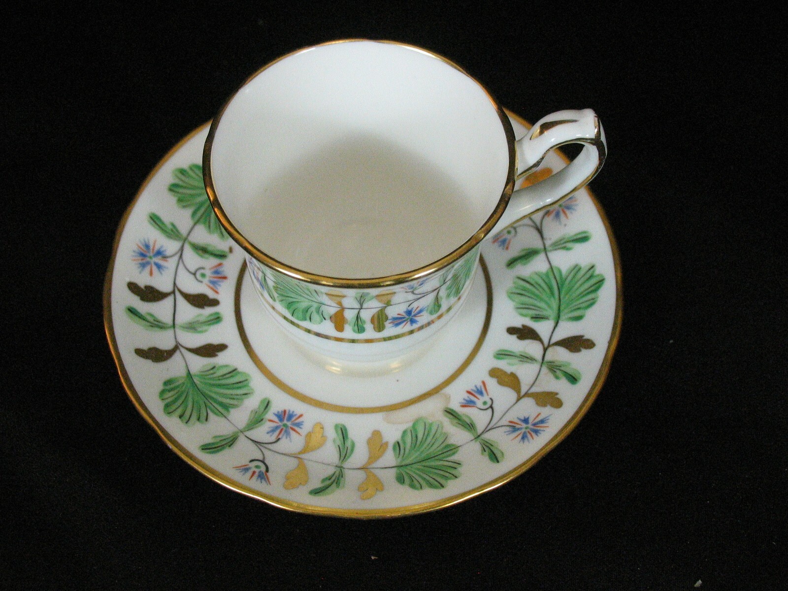 Hammersley Palmetto 3 Salad Plates & 1 Tiffany Co Demitasse Cup ...