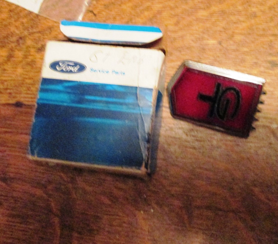 NOS 1965 Ford Mustang GT Front Fender Emblem C5ZZ-16098-D | eBay