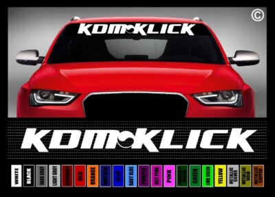 40" KDM #7 Street Racing Korean Flag Car Decal Sticker Windshield ...