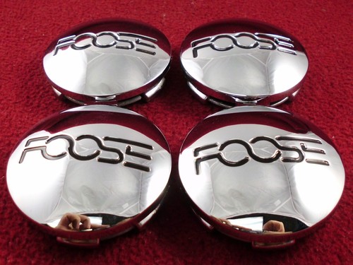 Foose Wheels Chrome Custom Wheel Center Caps Set of 4 # / 1001-13 | eBay