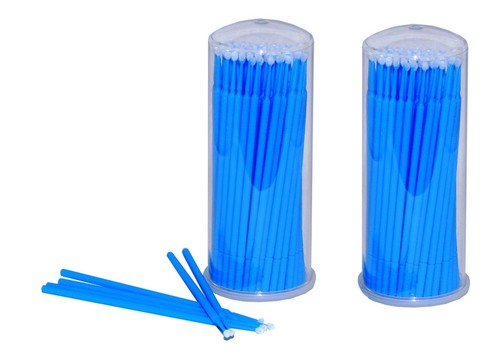 Eyelash Extension Large MicroBrush micro brush x100 718453420619 | eBay