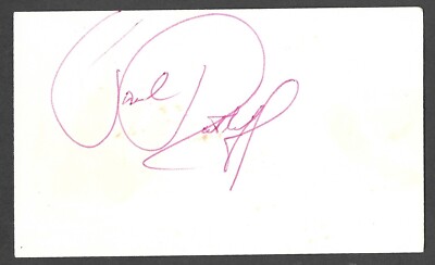 Paul Ratliff ( Debut 1963 ) TWINS BREWERS SIGNED AUTOGRAPH AUTO 3x5 ...