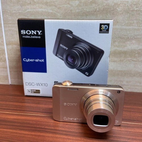 Sony Cyber-shot DSC-WX10 Gold 16MP 7x Zoom AVCHD Digital Camera Japan ...