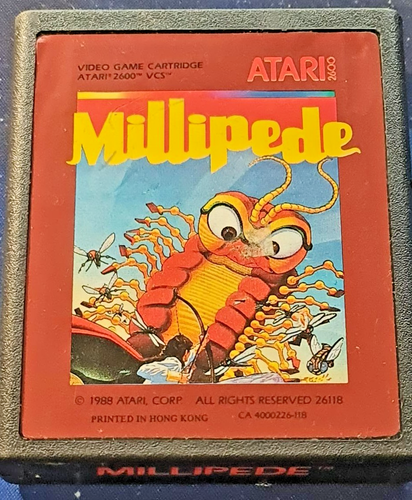 Vintage Retro Atari 2600 Millipede Game Cartridge | eBay UK
