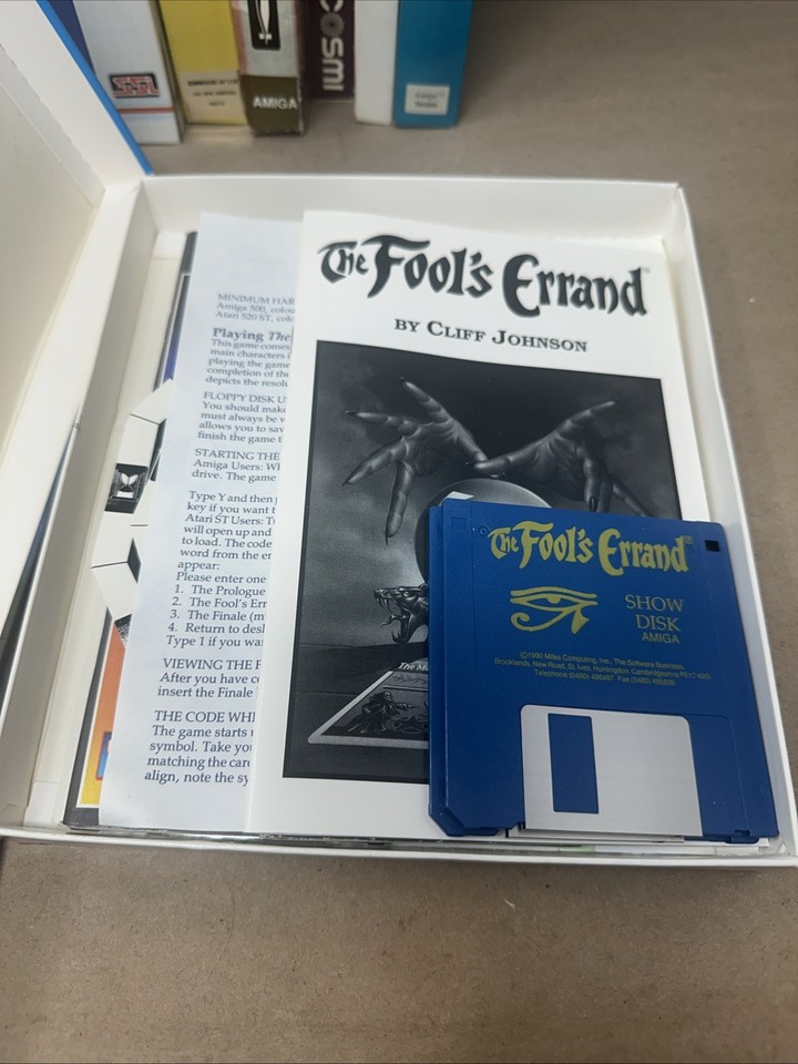 LOT of 12 Amiga System, Commodore Games (military, Sim, And Much More ...