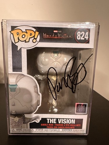 Vision Funko Pop #1143 Signed by Paul Bettany with COA | eBay