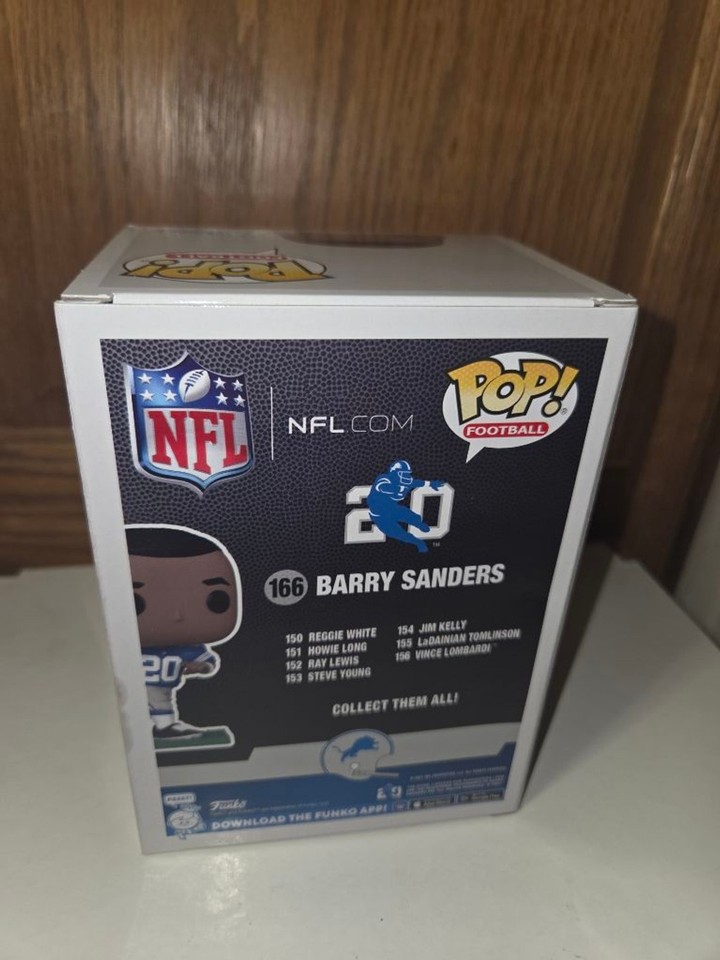 Funko Pop! Barry Sanders Best Buy Exclusive #166 | eBay UK