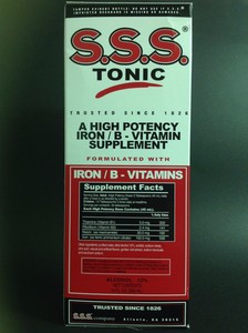 SSS TONIC HIGH POTENCY IRON/B VITAMIN SUPPLEMENT 10oz - HIERRO/VITAMINA ...