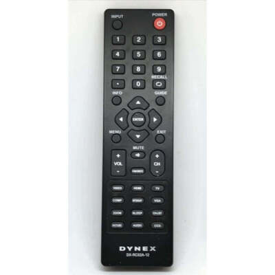 Dynex DX-RC02A-12 TV Remote Control | eBay