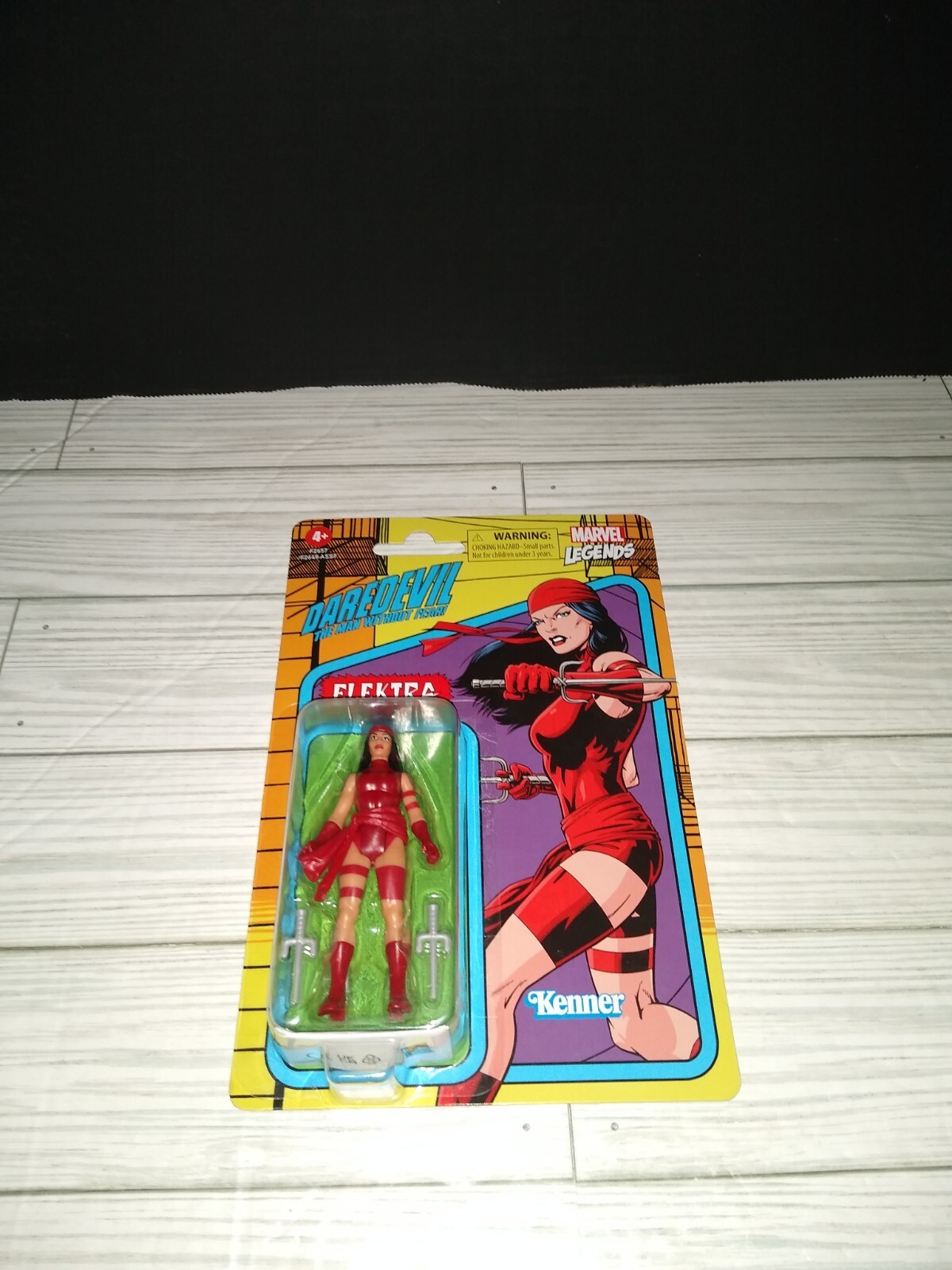 Marvel Legends Retro Collection Daredevil Elektra Action Figure Kenner ...