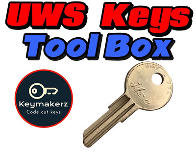 UWS Toolbox Keys Replacement Spare key Cut to Your Key Code CH501-CH510 ...