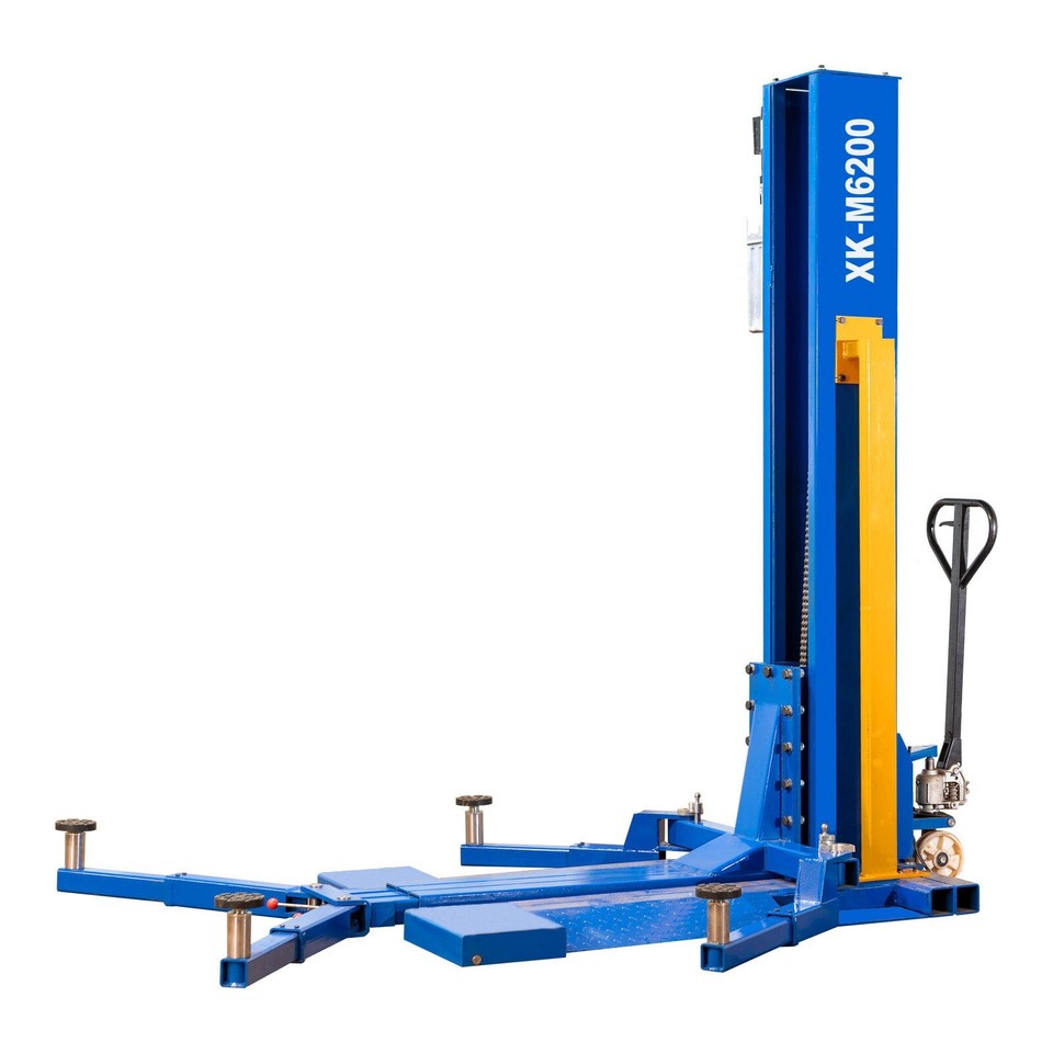XK 6,200 lb Single Post Lift Portable 220 VOLT | eBay