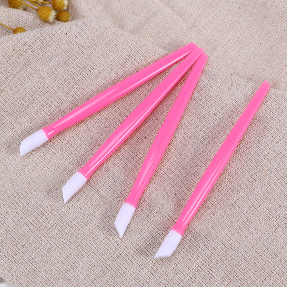 20 Pcs Manicure Clear Orange Stick Cuticle in Bulk Cleaning | eBay