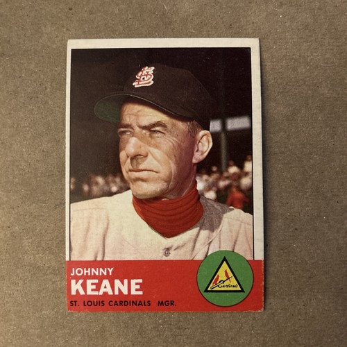 1963 Topps Baseball Johnny Keane St. Louis Cardinals Card #166 | eBay