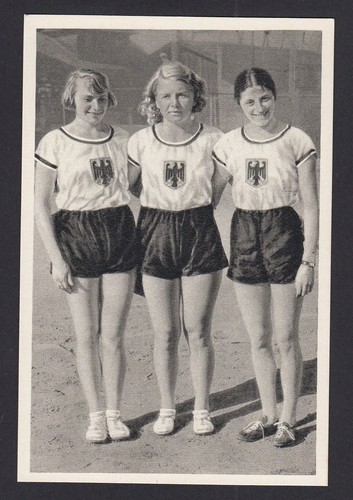 Reemtsma Olympia 1932 #72 Tilly Fleischer, Ellen Braumuller, Marie ...