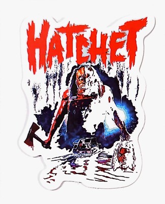 Hatchet Horror Waterproof Sticker | eBay