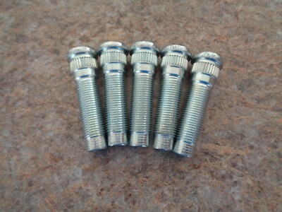 (5) FORD WHEEL STUDS 1/2-20 x .610 Knurl x 1-5/8"" Inch Long | eBay