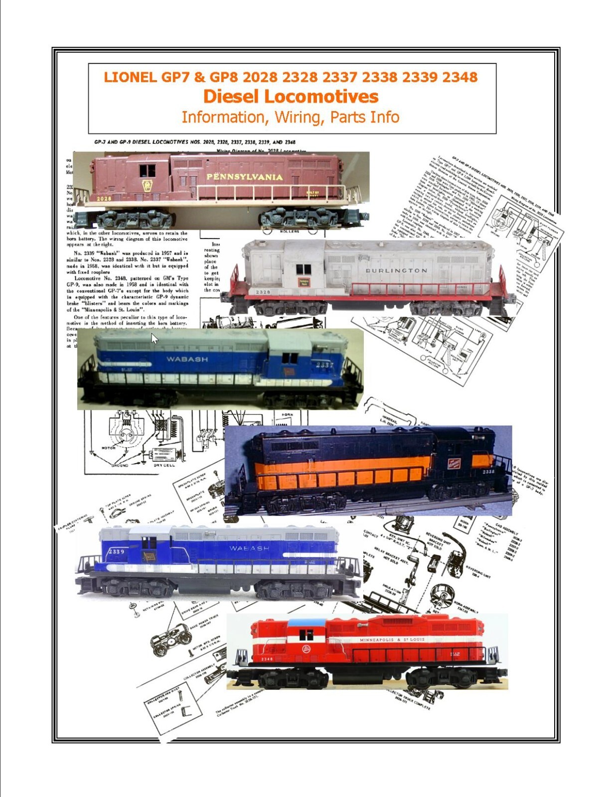 Lionel GP7 GP8 2028 2328 2337 2338 2339 2348 Docs (Best Quality Repo ...