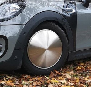 4x 15 inch Moon Cap wheel cover stainless steel classic mooncap classic ...