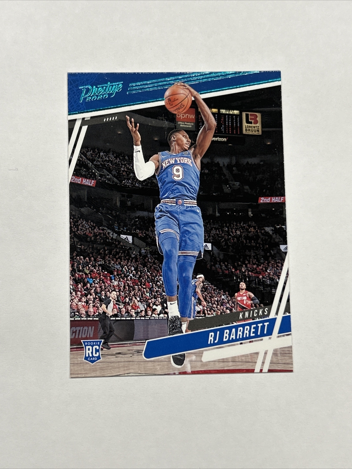 RJ Barrett 2019-20 Panini Chronicles Prestige Rookie #68 Teal Parallel ...