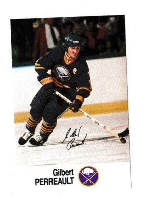 1988-89 Esso All Star Hockey Collection Gilbert Perreault Card Sticker ...