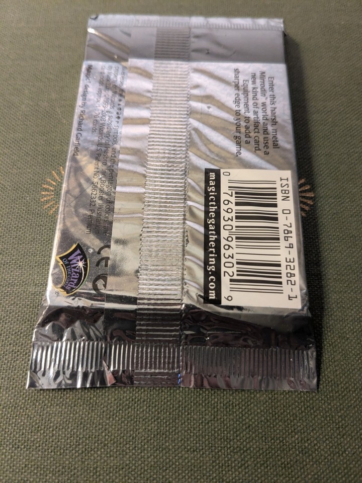 MTG: MIRRODIN 2003 Sealed Booster Pack - Magic - Mirrodin Block ...