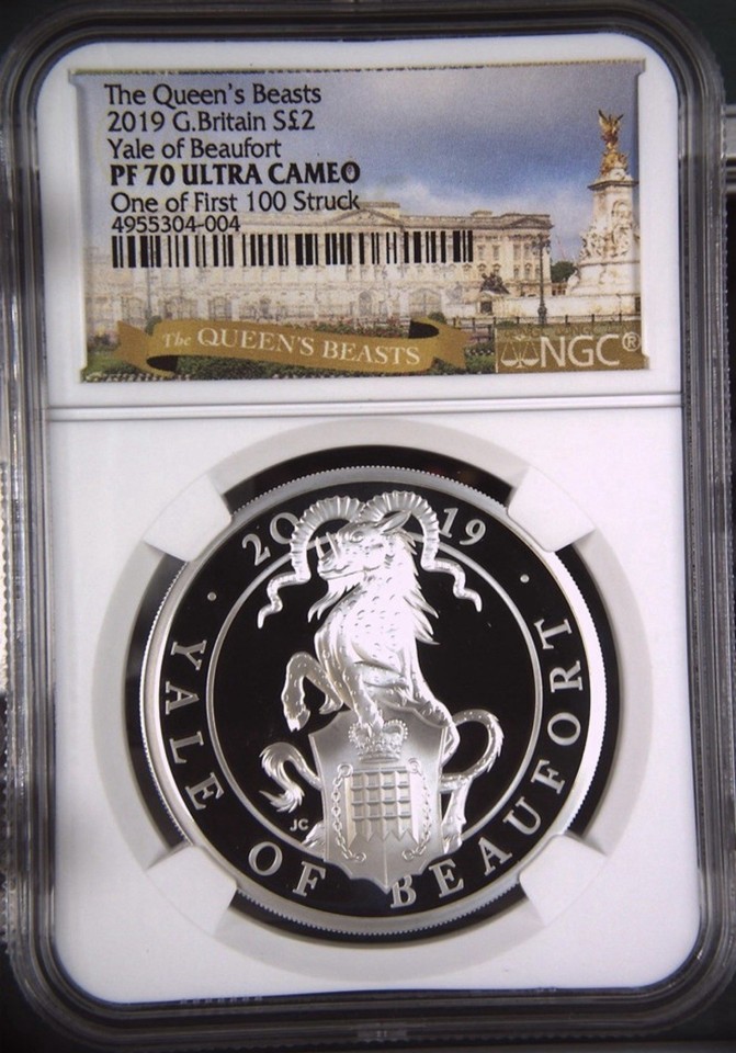 Great Britain Queen’s Beast NGC PF70 COMPLETE SET 2017-2021 All 11 ...