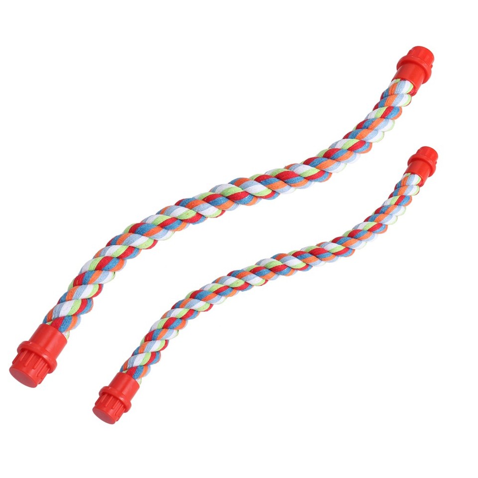 2 Pcs Bird Ropes for Cages Parrot Perch Swing Hanging Toy Climbing ...