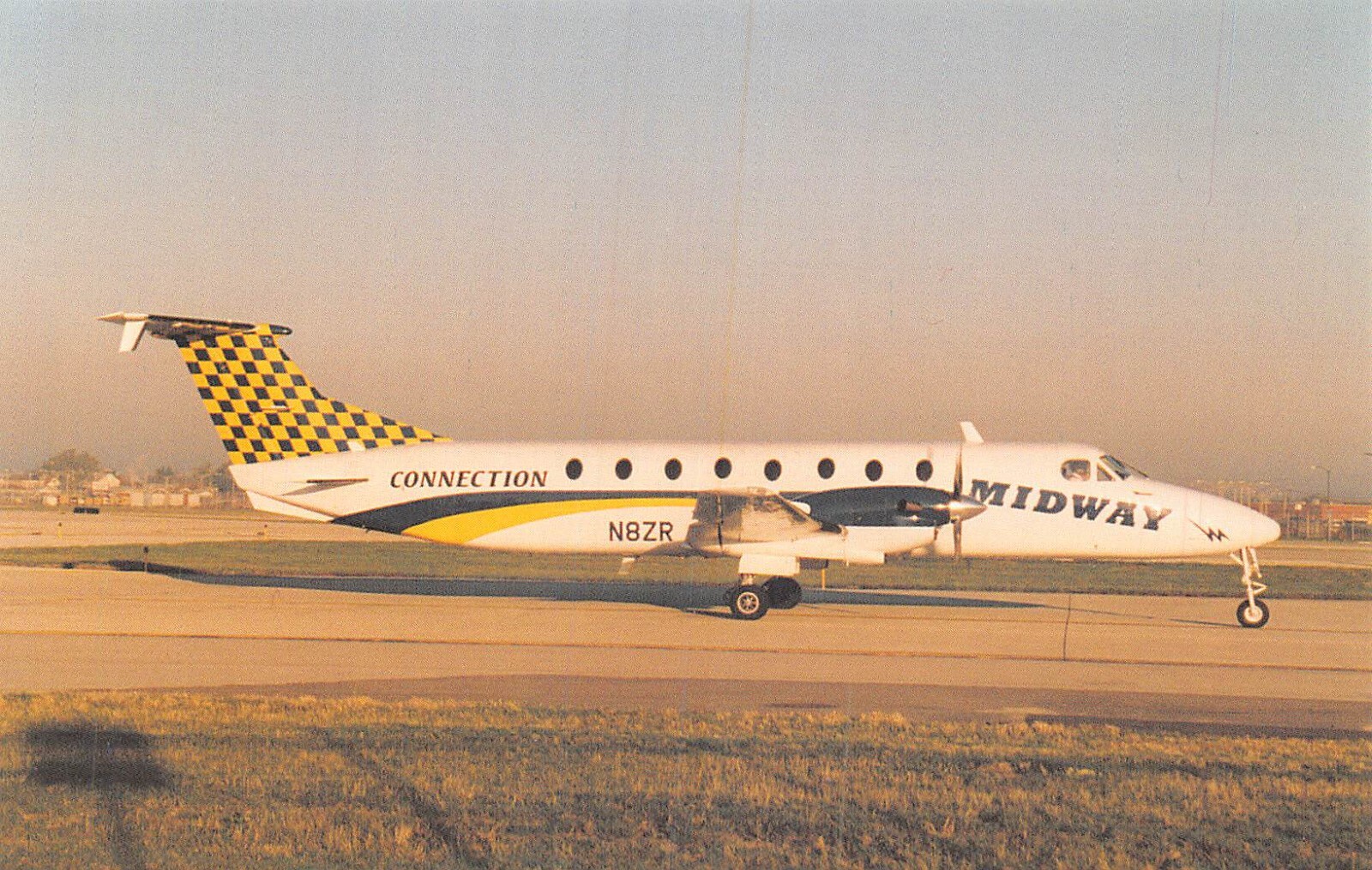 Airline Postcards MIDWAY CONNECTION BC-1900C | eBay