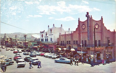 Postcard Tijuana Mexico Revolucion Avenue Main Street - 60s era cars | eBay