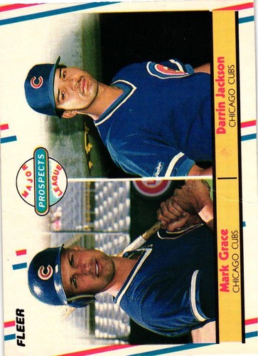 1988 Fleer #641 Mark Grace / Darrin Jackson rc | eBay