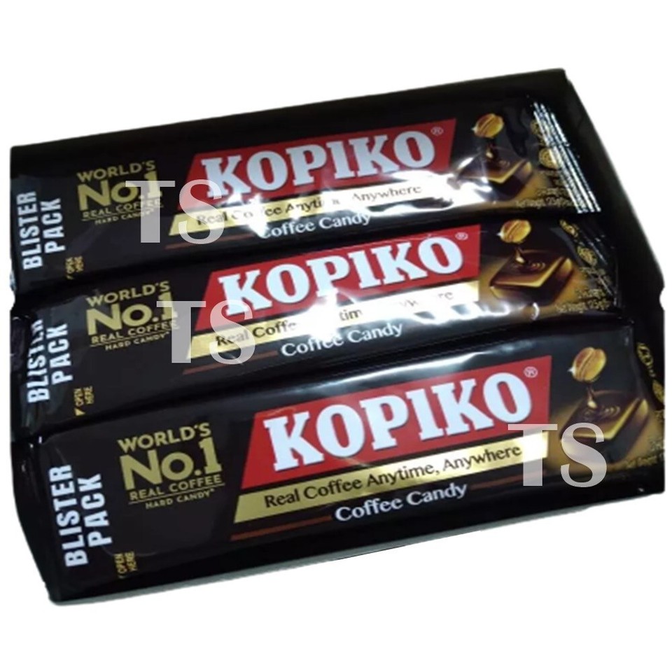 Kopiko Coffee Candy Blister Pack Original Flavor Hard Candy 1 Boxes (60 ...