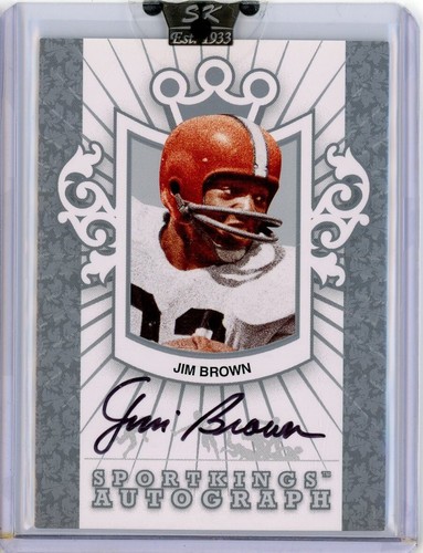 2008 Sportkings Series B - Autograph Silver #JBR2 Jim Brown AUTO /90 ...