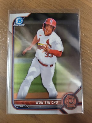 Won-Bin Cho 2022 Bowman Draft Base Chrome St. Louis Cardinals #BDC-65 ...