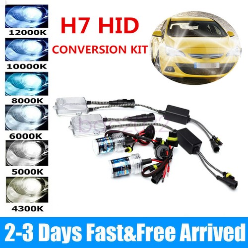 Car Hid Conversion Kit H7 Xenon Headlight 5000K 6000K 8000K 10000K 35W ...